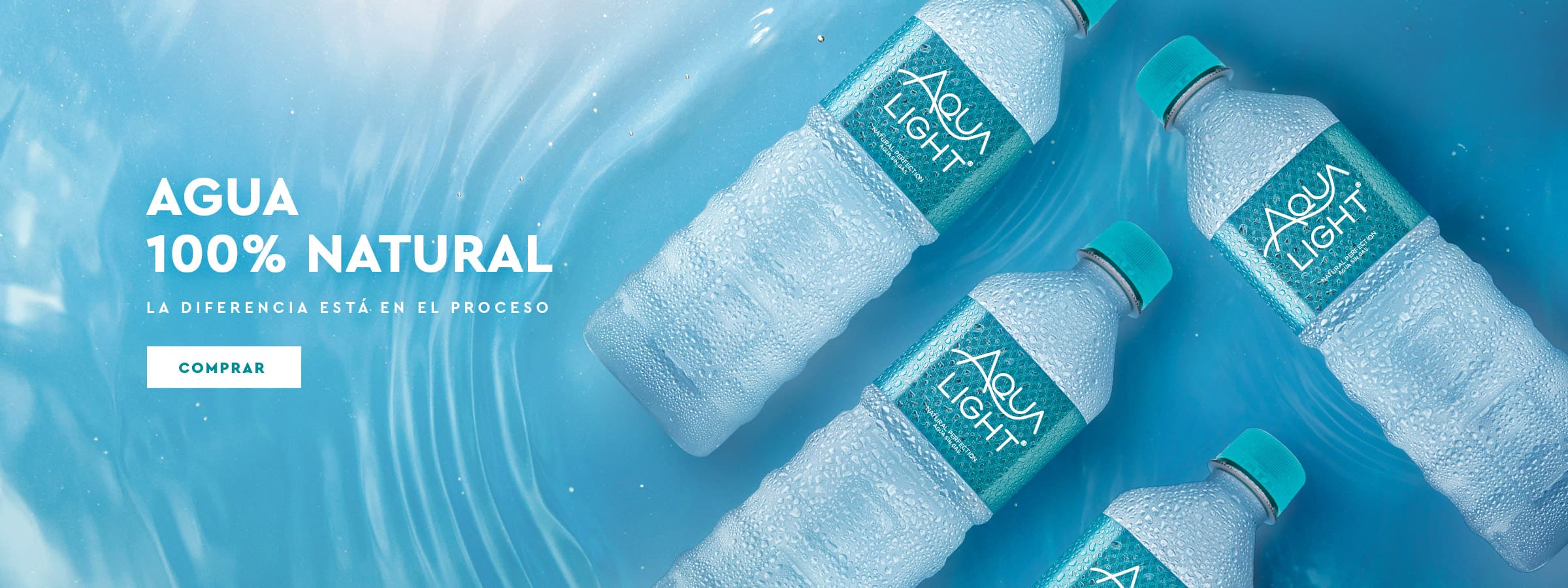 Aqualight - Agua pura, 100% natural.