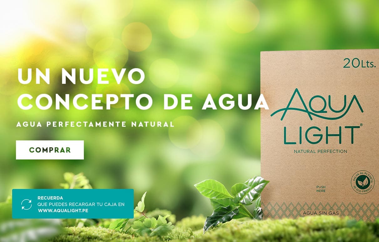 Aqualight - Agua pura, 100% natural.