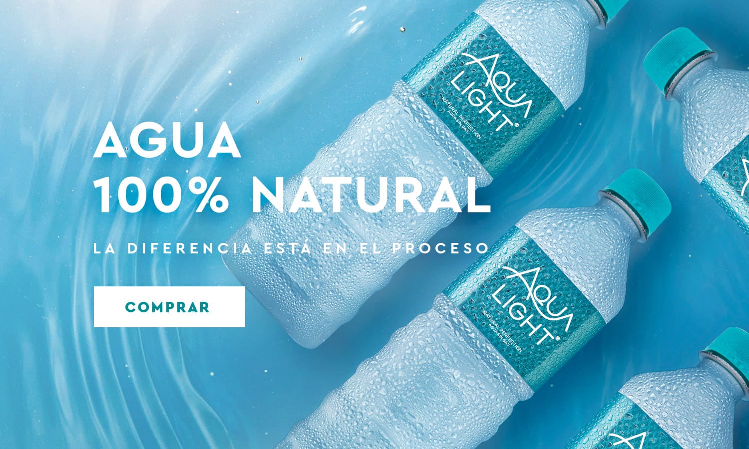 Aqualight - Agua pura, 100% natural.