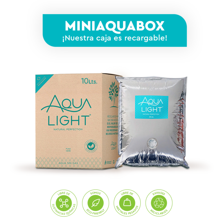 Aqualight - Agua pura, 100% natural.
