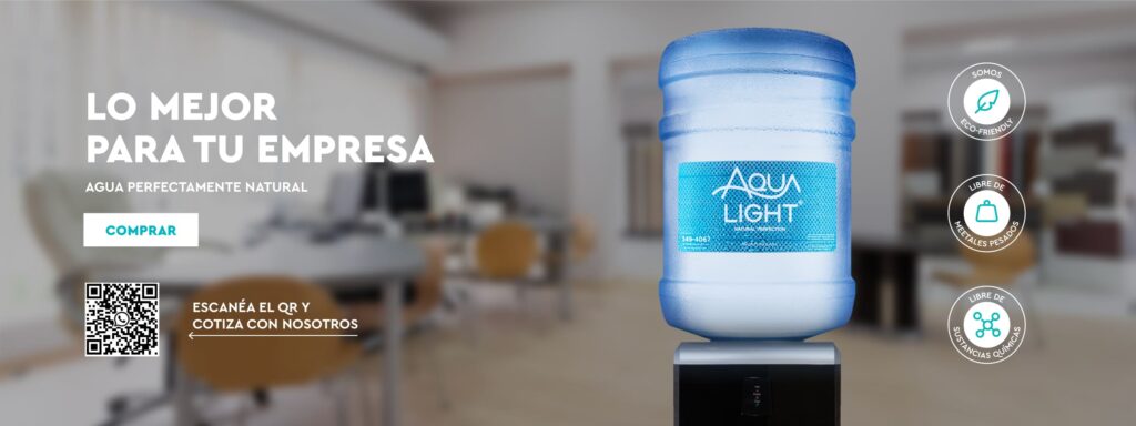 Aqualight - Agua pura, 100% natural.