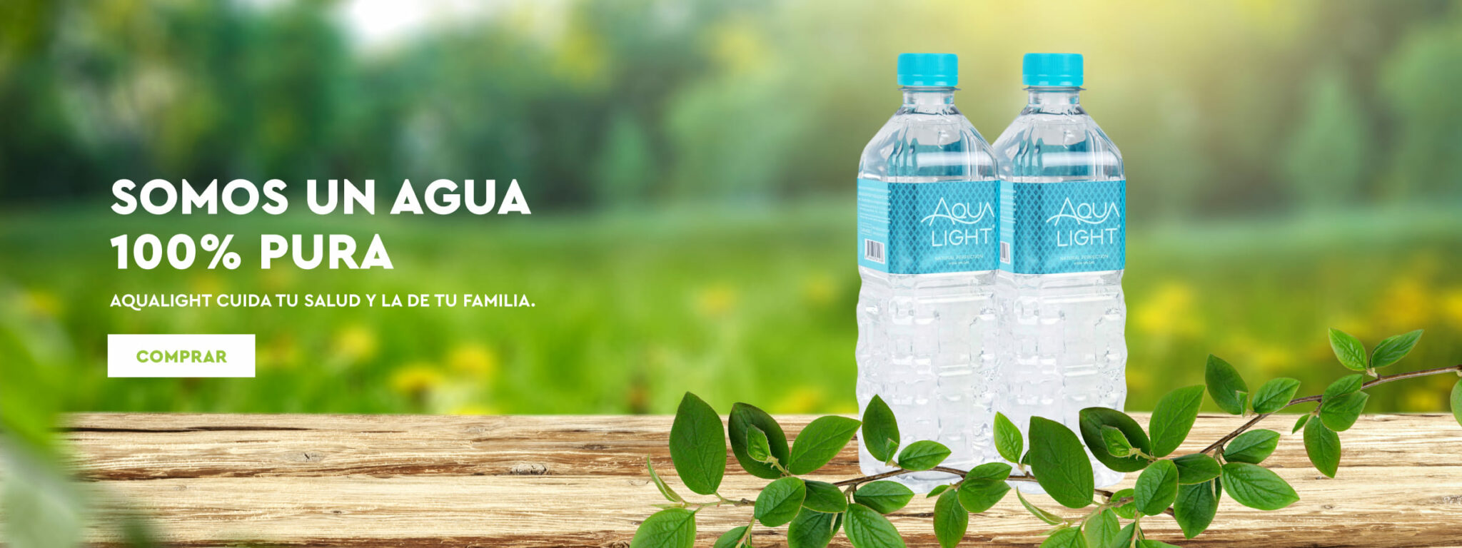 Aqualight - Agua pura, 100% natural.